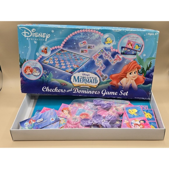 Disney | Toys | Disney Princess The Little Mermaid Checkers And ...